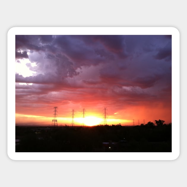 Beautiful monsoon sky - Cloudscape - Sticker | TeePublic