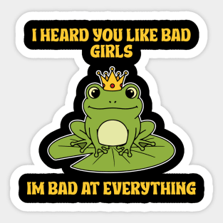 frog bad at everything