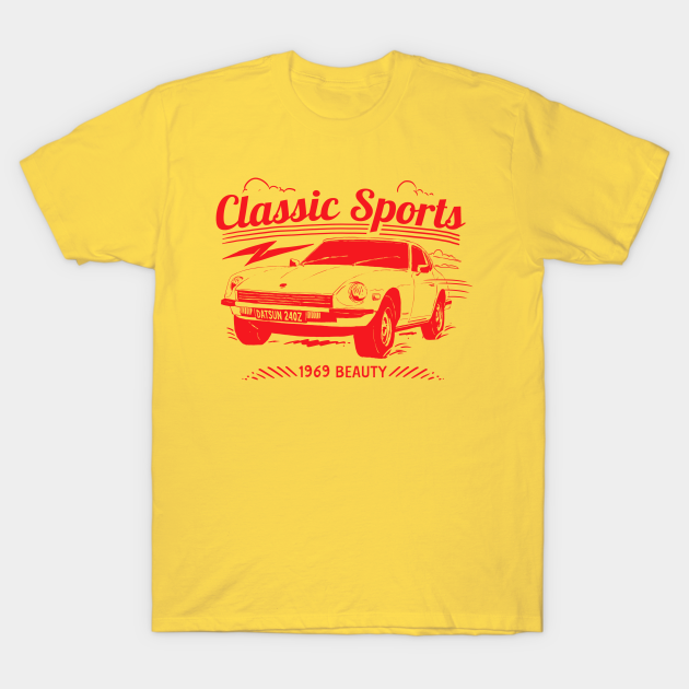 Datsun 240Z Classic Sports Retro groovy style - Datsun 240z - T-Shirt ...