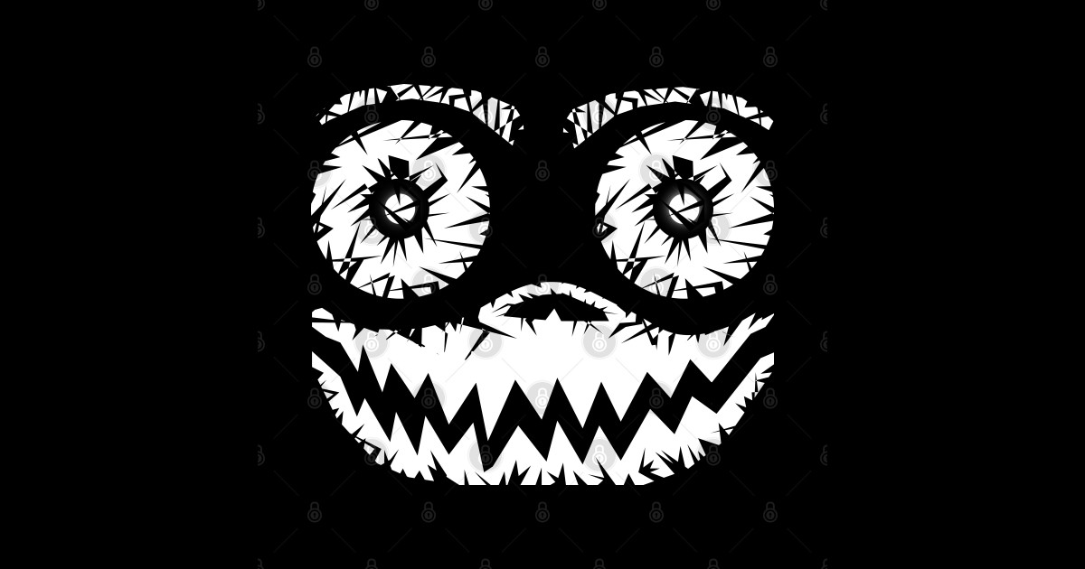 Smiley Face - Scary Scratch - Smiley Face - Sticker | TeePublic