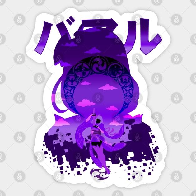 GENSHIN IMPACT RAIDEN SHOGUN BAAL - Genshin Impact - Sticker | TeePublic