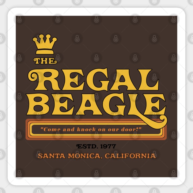 The Regal Beagle - Regal Beagle - Sticker | TeePublic