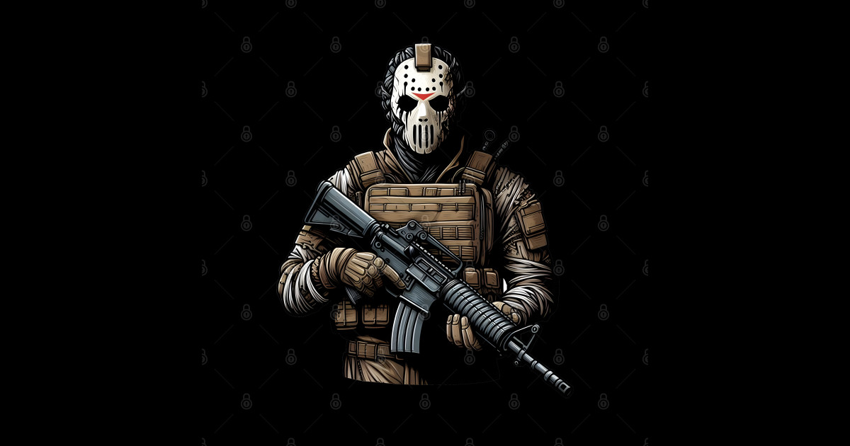 Tactical Jason - Tactical - Sticker | TeePublic