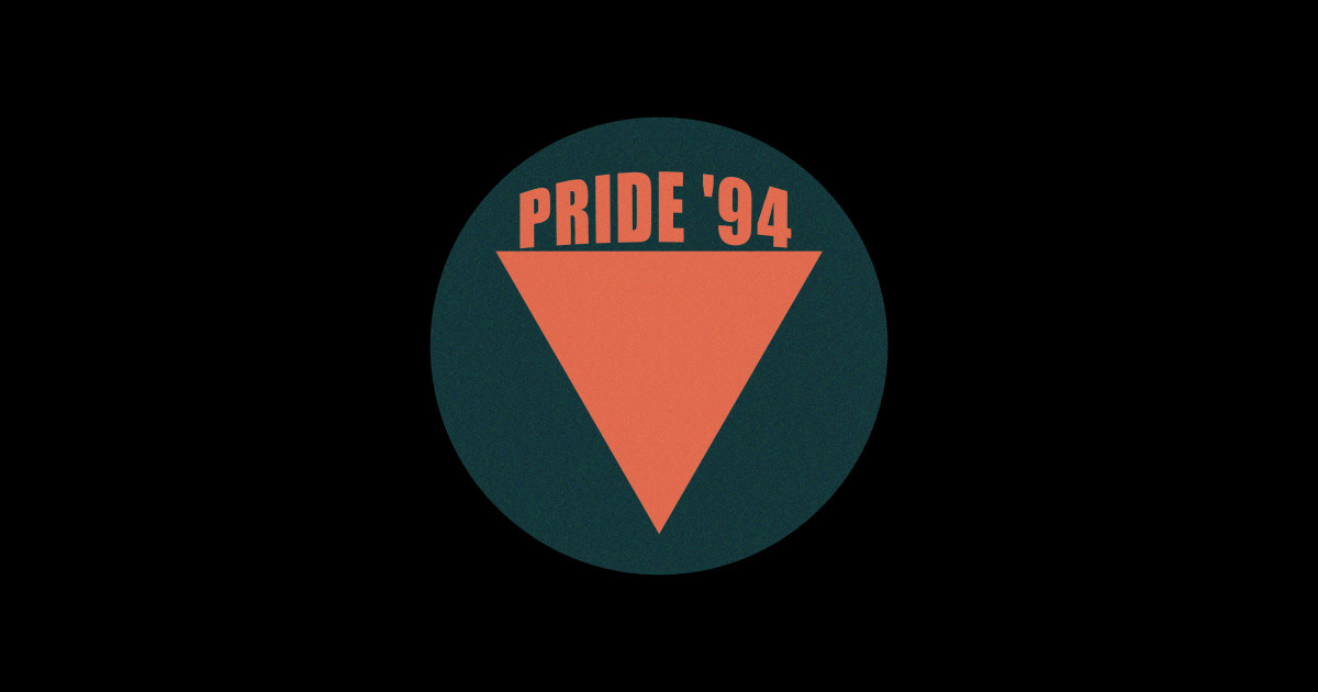 Retro Pride Pink Triangle - Pride - Sticker | TeePublic