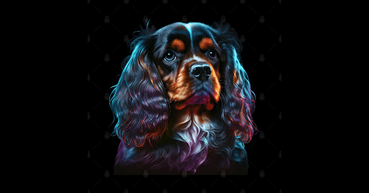 Neon Cavalier King Charles Spaniel - Cavalier King Charles Spaniel ...