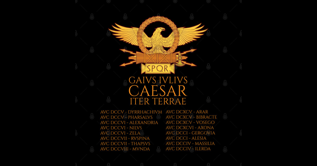 Gaius Iulius Caesar Iter Terrae - Ancient Roman History - Classical ...