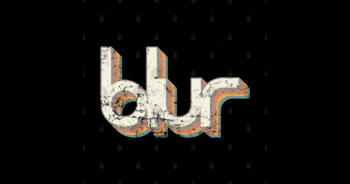 Blur Retro Vintage - Blur - Sticker | TeePublic