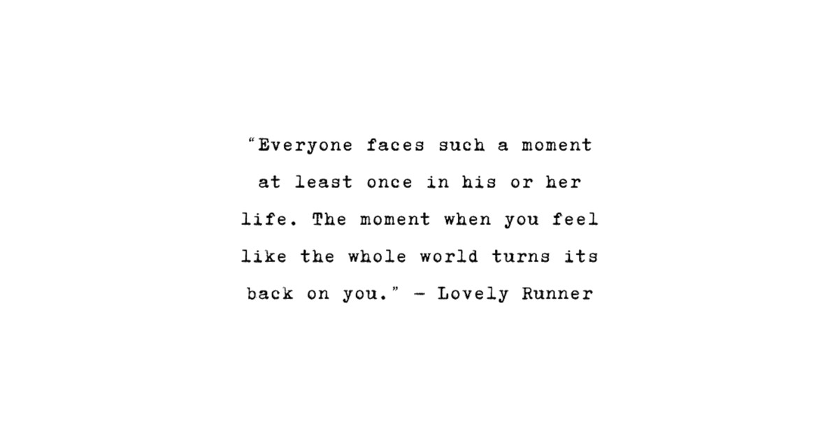 Lovely Runner Korean Drama Quote - Lovely Runner Korean Drama Quote - T ...