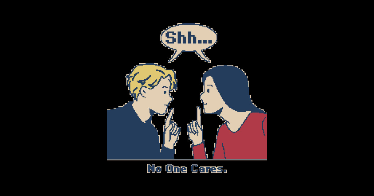 Shh.. - 8bit Pixelart - Shhh - Sticker | TeePublic