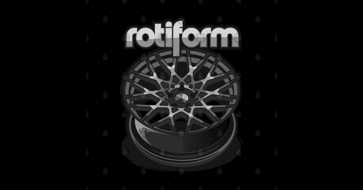 Rotiform R110 vector illustration (Grey) - Rotiform - Sticker | TeePublic