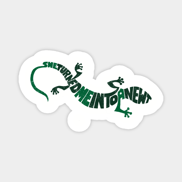 She turned me into a newt - Monty Python And The Holy Grail - Magnet ...