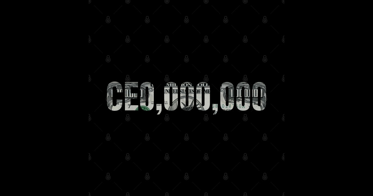 CE0,000,000 (CEO) - Million Dollar Note - Hustle - Magnet | TeePublic