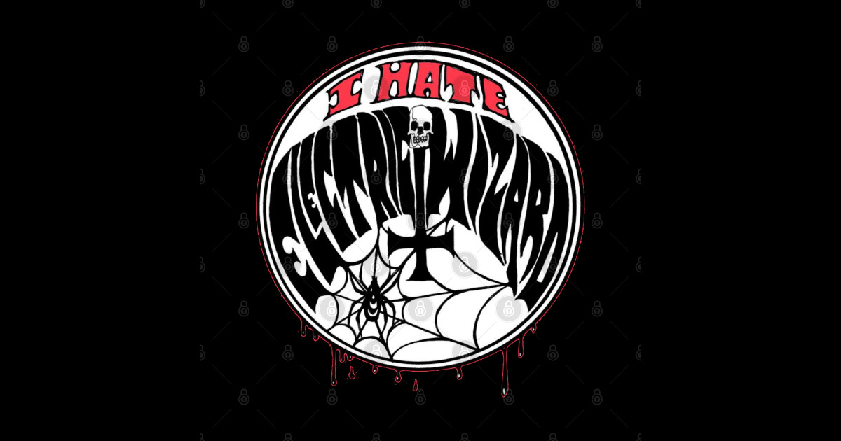 I Hate Electric Wizard - Heavy Metal - Sticker | TeePublic