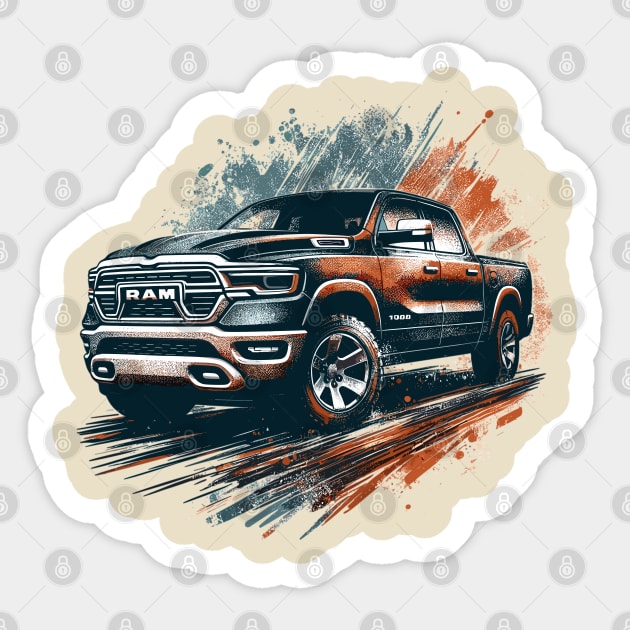 Dodge Ram 1500 - Dodge - Sticker | TeePublic