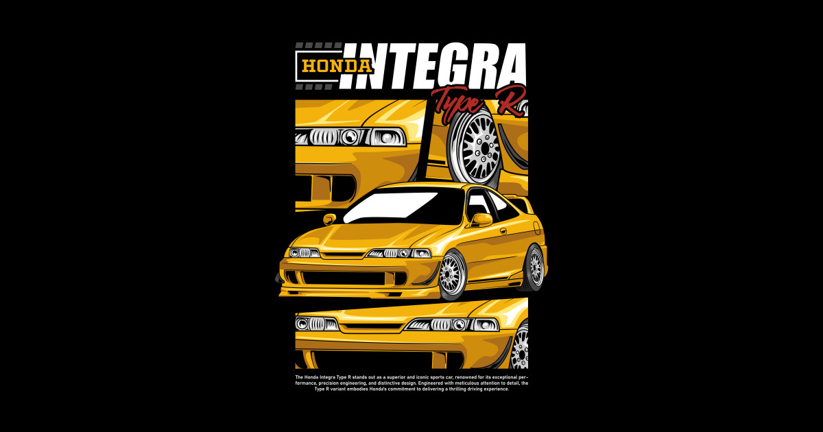 Integra Type R DC2 JDM Car - Integra Type R Dc2 Jdm Car - Sticker ...