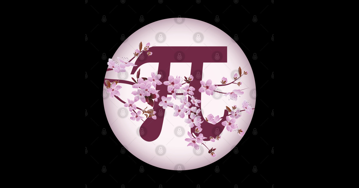 Math Day : Pi Symbol with Floral Pattern - Pi Day Kids 2021 - Pin ...