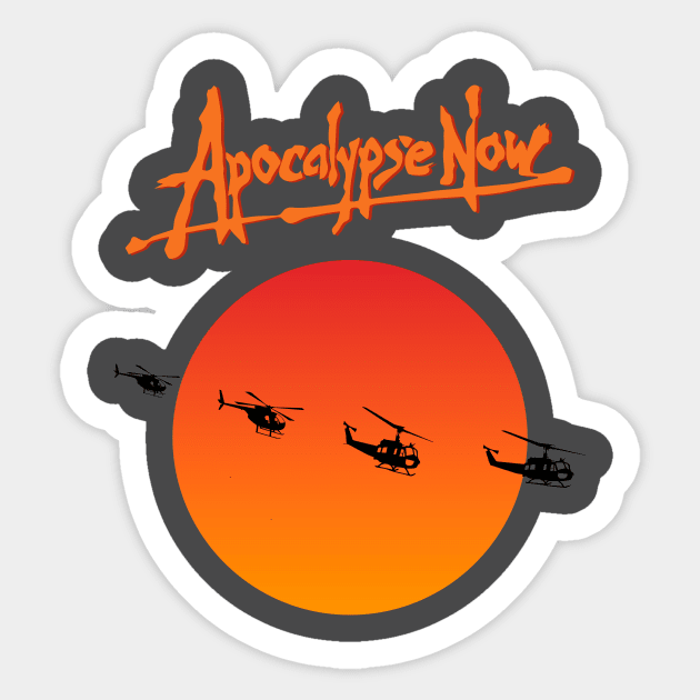 Apocalypse Now Illustration with title - Apocalypse Now - Sticker ...