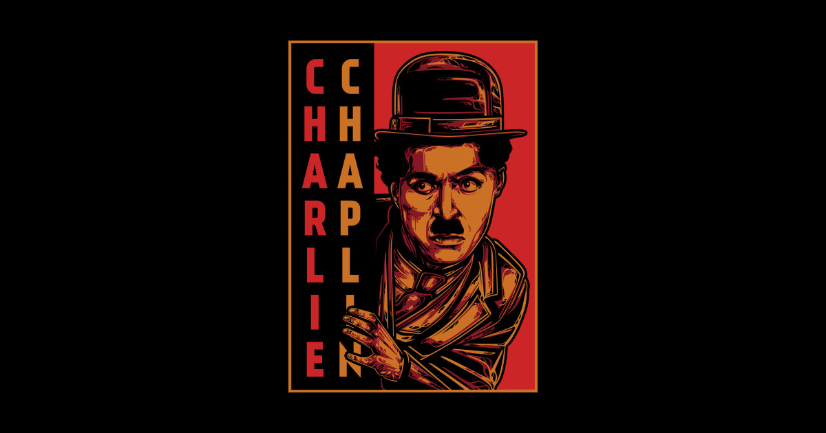 Charlie Chaplin Pop Art - Charlie Chaplin - Sticker | TeePublic