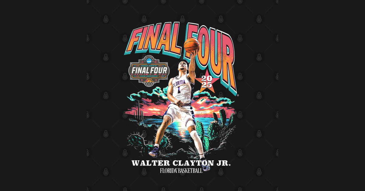 Walter Clayton Jr. Florida Sunset - Walter Clayton Jr - T-Shirt | TeePublic