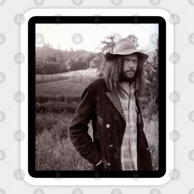 Neil Young / 1945 - Neil Young - Sticker | TeePublic