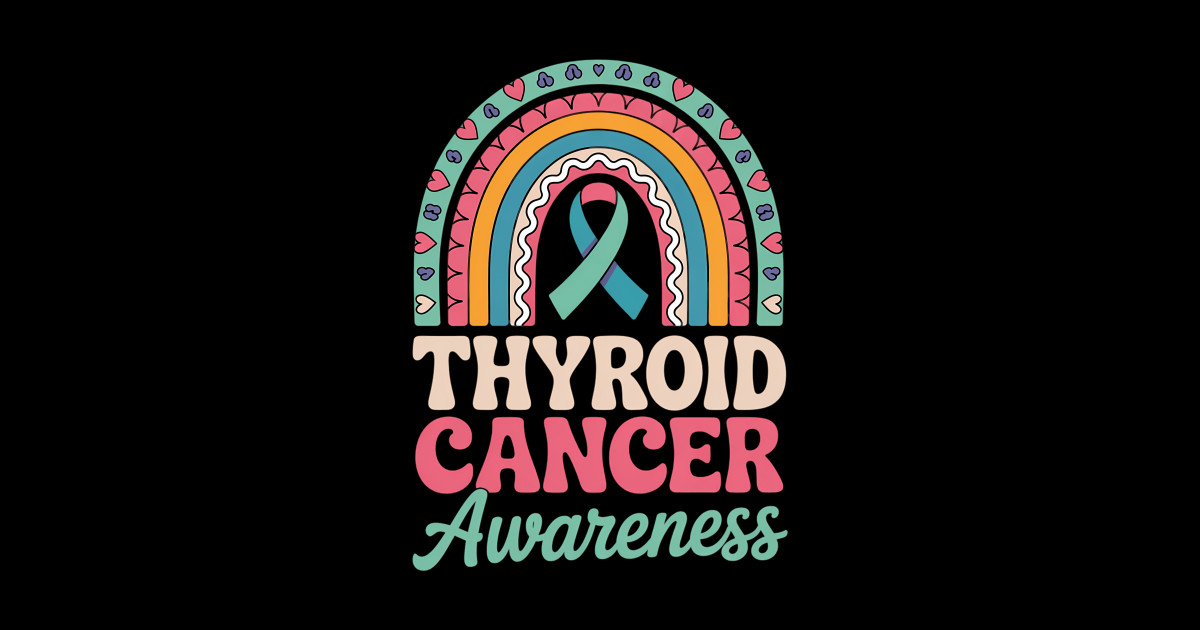 We Wear Purple Pink and Teal For Thyroid Cancer Awareness - Thyroid ...