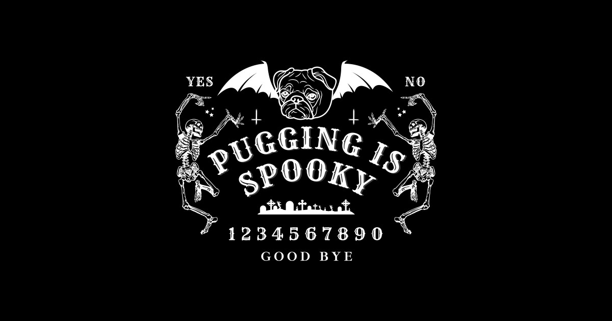 Pugging is Spooky Ouija Board Gamer - World Of Warcraft - Sticker ...