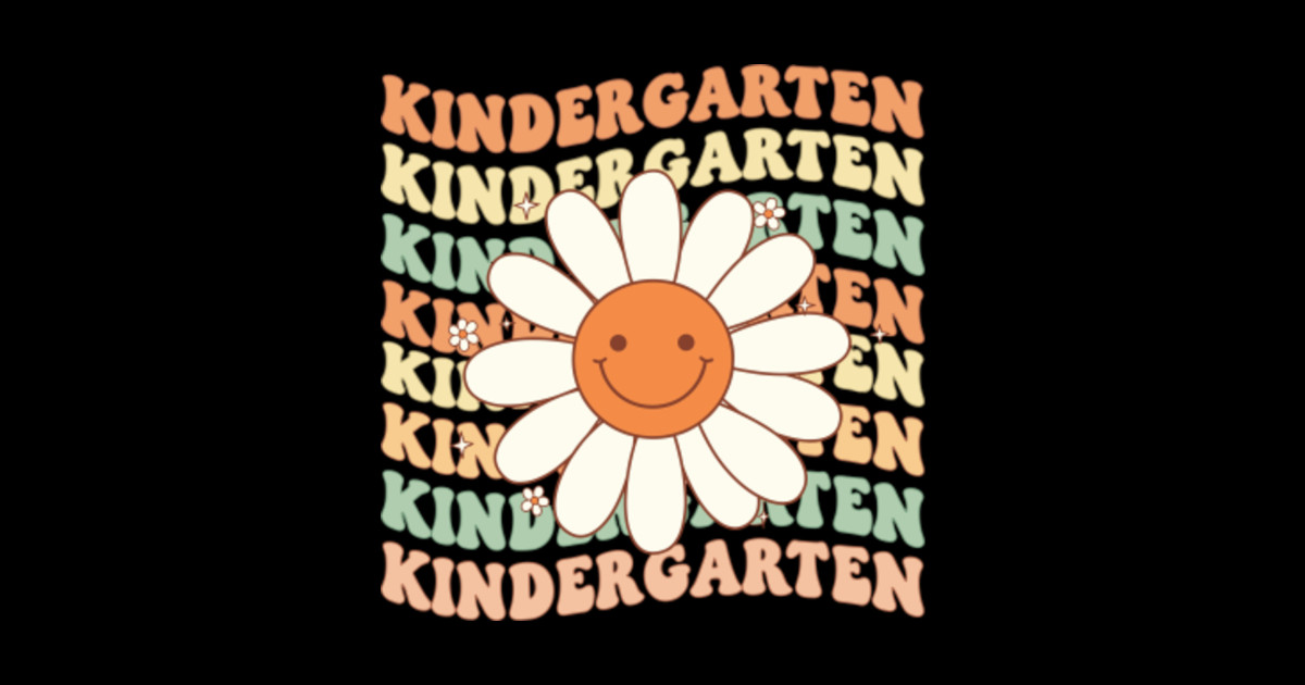 Groovy Kindergarten Back To School First Day of School Retro Vibes ...