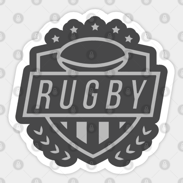 Rugby logo - Rugby - Sticker | TeePublic