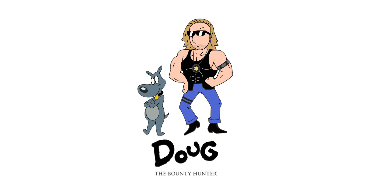 DOUG the Bounty Hunter - Nickelodeon - T-Shirt | TeePublic
