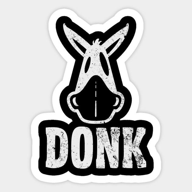 Donk - Poker Donkey - Funny Saying Poker - Sticker | TeePublic