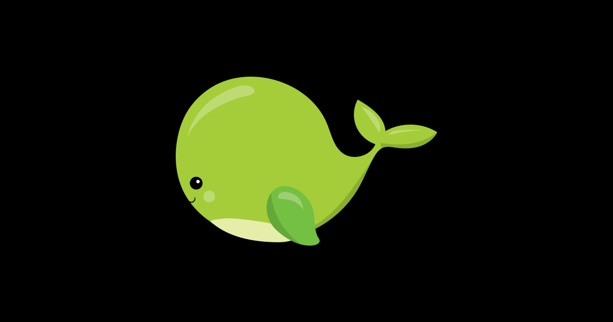 Green Whale, Cute Whale, Baby Whale, Sea Animals - Green Whale ...