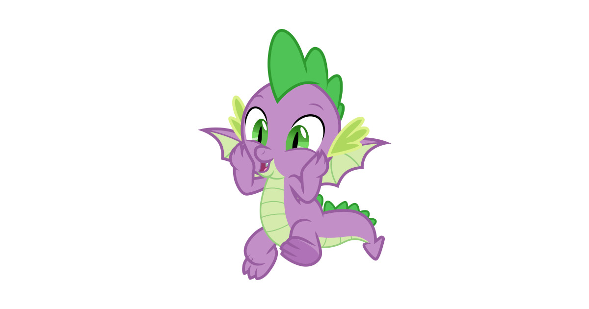 Spike excited at the proposal plan 1 - My Little Pony - T-Shirt | TeePublic