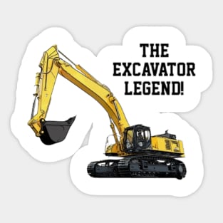 Heavy Equipment Operator Stickers for Sale | TeePublic