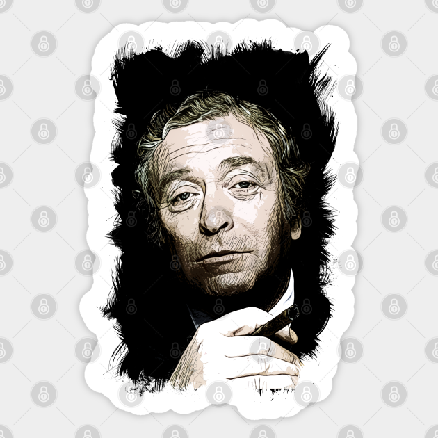 Michael Caine Abstract Portrait Fan Art Tribute to a Legend - Michael ...
