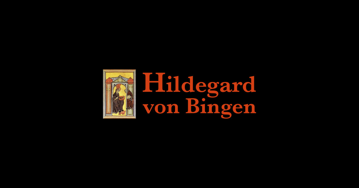 Hildegard von Bingen - Vision and Name Test Design - Saint - Posters ...
