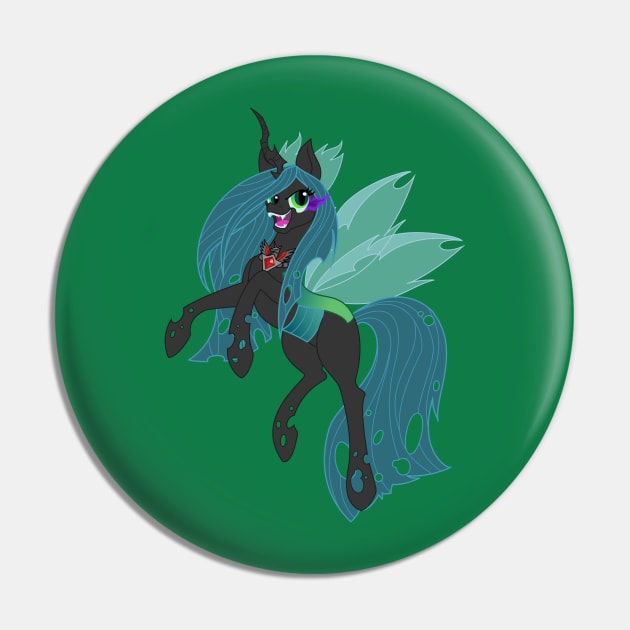 Queen Chrysalis Alicorn Amulet - My Little Pony - Pin | TeePublic