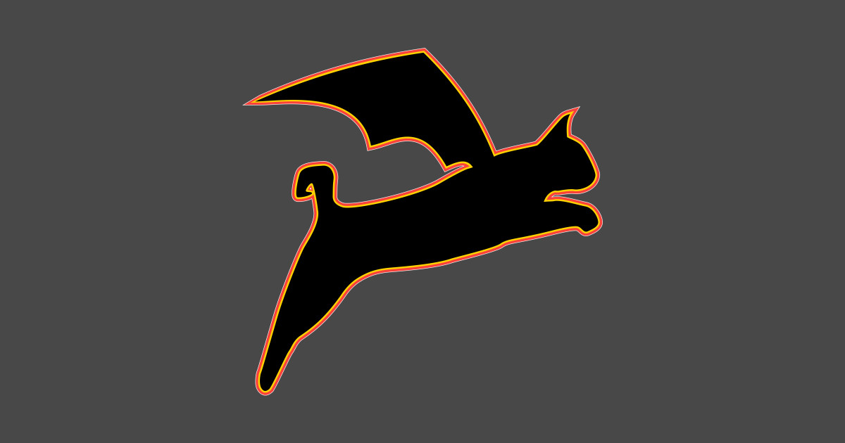 Bat-Cat Attack! - Bat Cat - T-Shirt | TeePublic