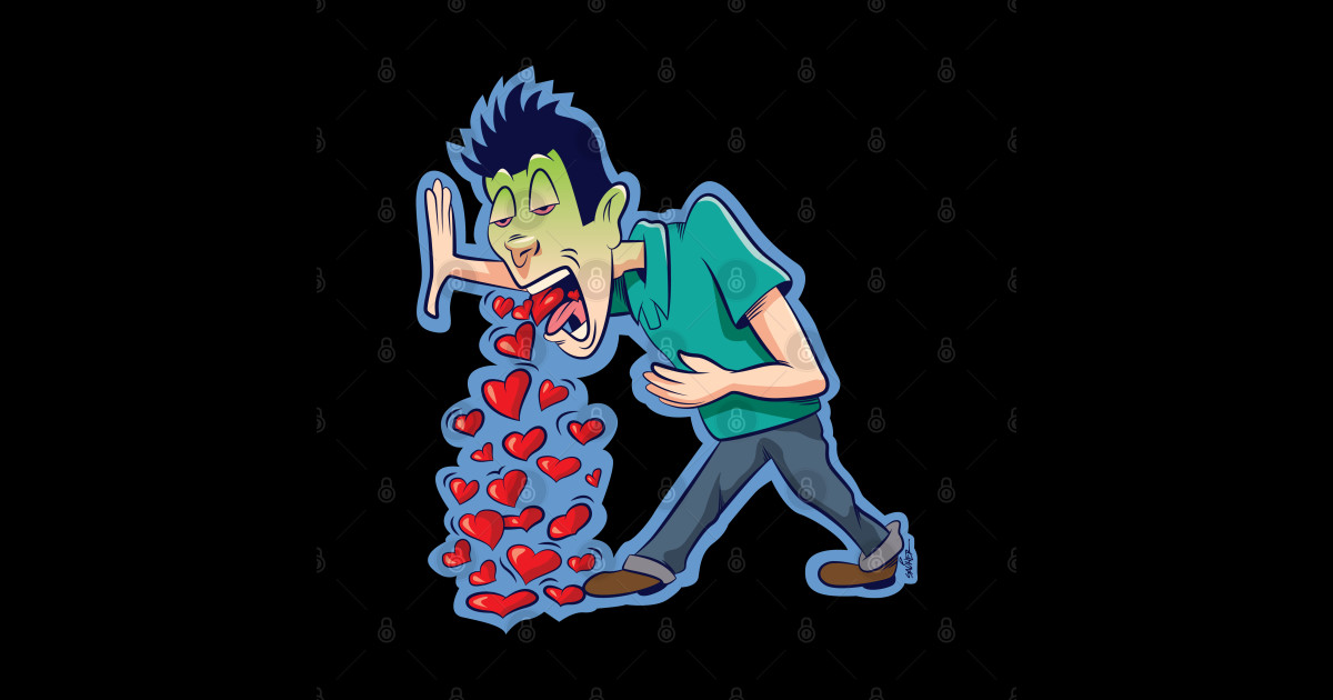 vomiting love - Vomiting - T-Shirt | TeePublic