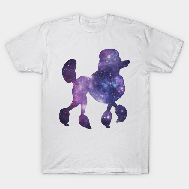 galaxy poodle - Poodle - T-Shirt | TeePublic