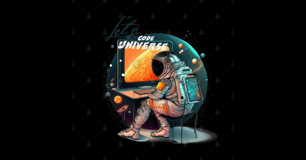 Coding Universe - Coding Universe - Sticker | TeePublic