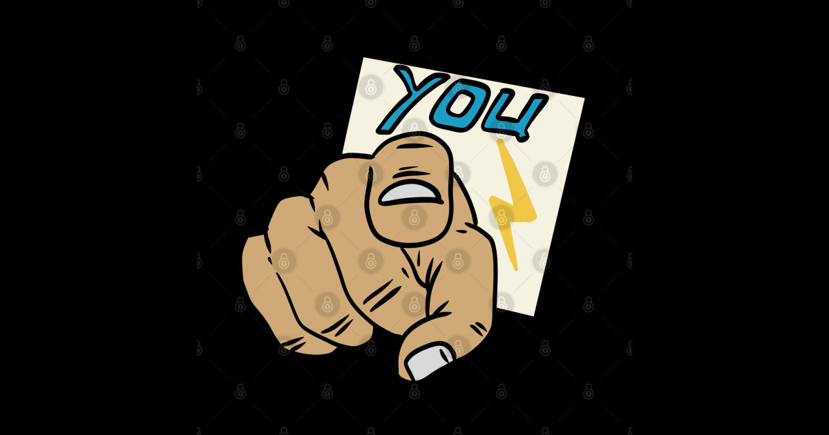 You Hand Symbol - Hand Symbol - Sticker | TeePublic