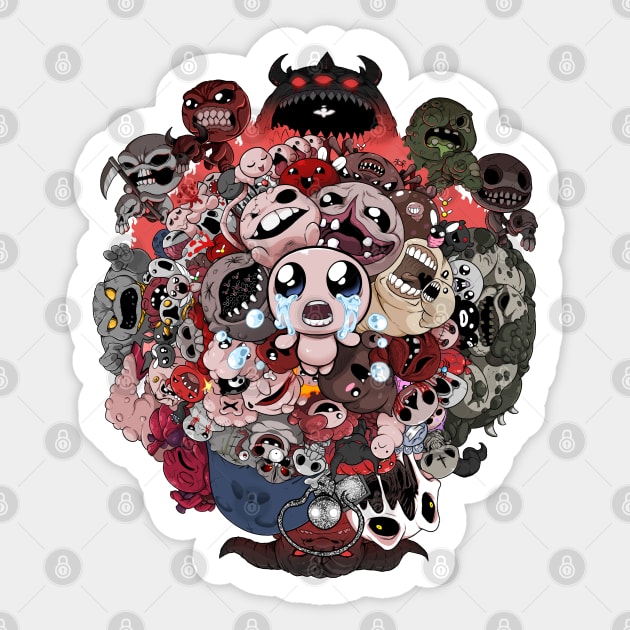 Binding of Isaac Color - Binding Of Isaac - Sticker | TeePublic