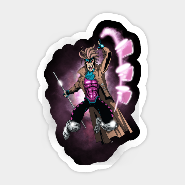 Gambit - X Men - Sticker | TeePublic