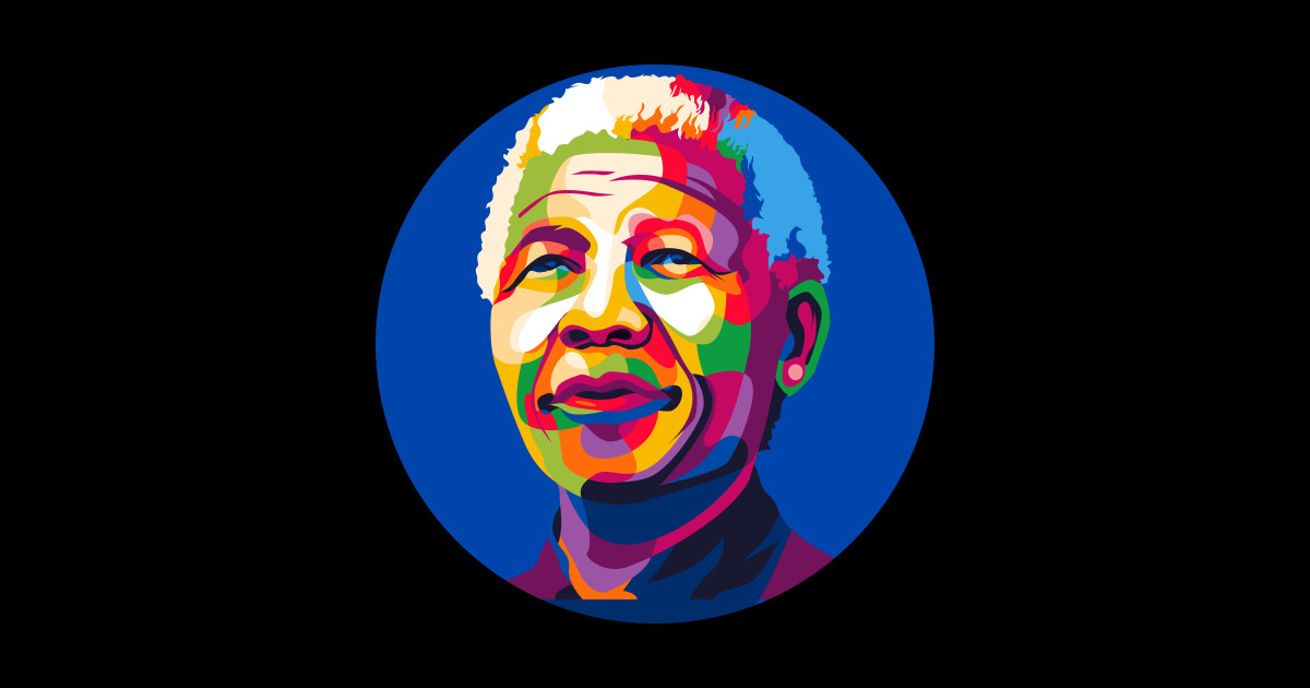 Nelson mandela pop art - Nelson Mandela - Sticker | TeePublic