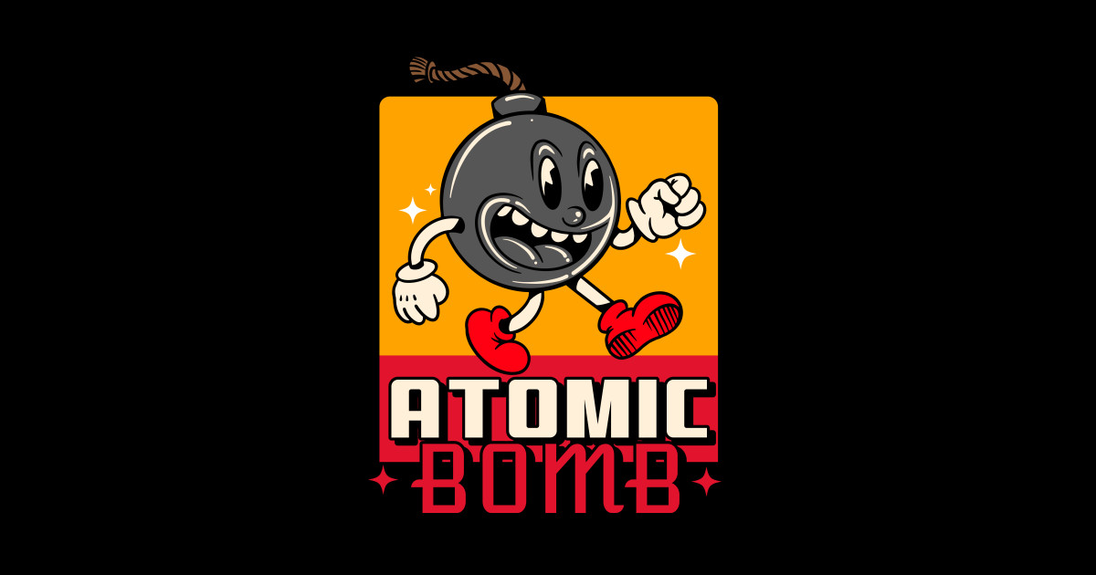 Atomic Bomb - Bomb - Sticker | TeePublic