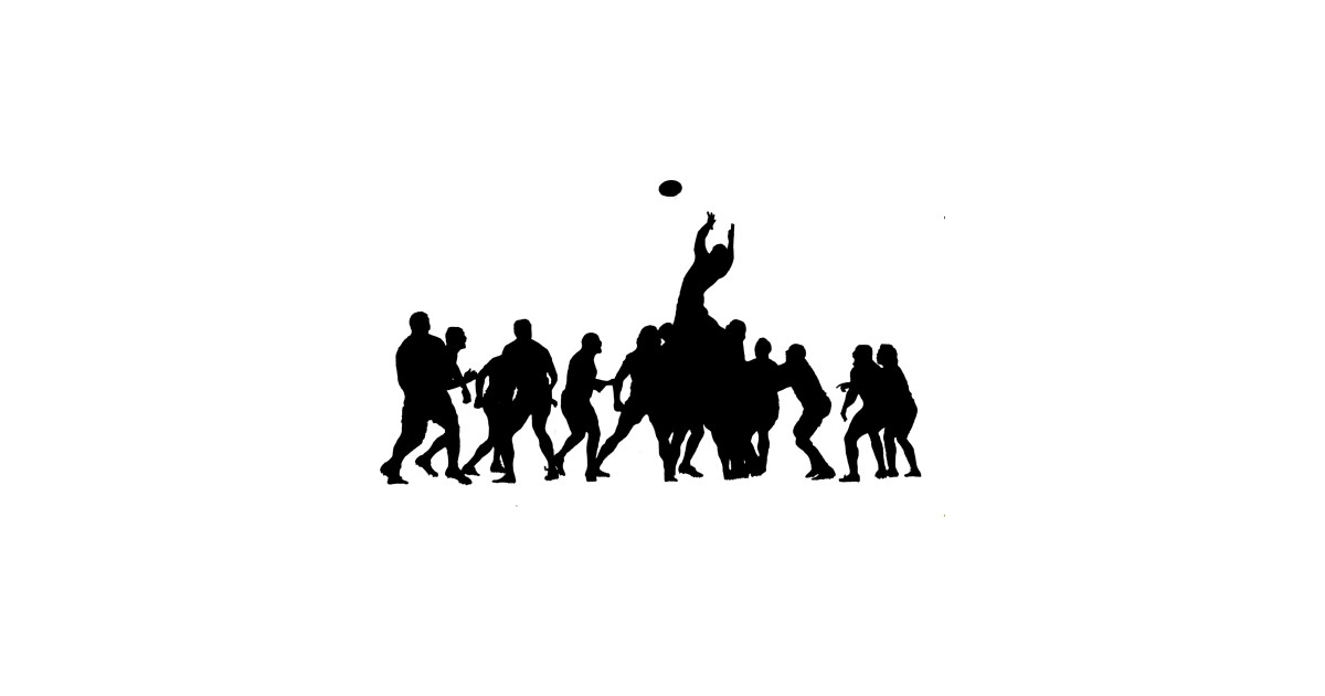 Rugby Line Out - Rugby - Posters and Art Prints | TeePublic