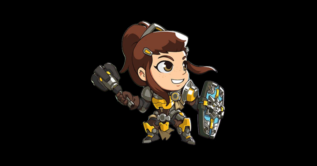 Brigitte Cute Spray - Overwatch - Overwatch - Sticker | TeePublic