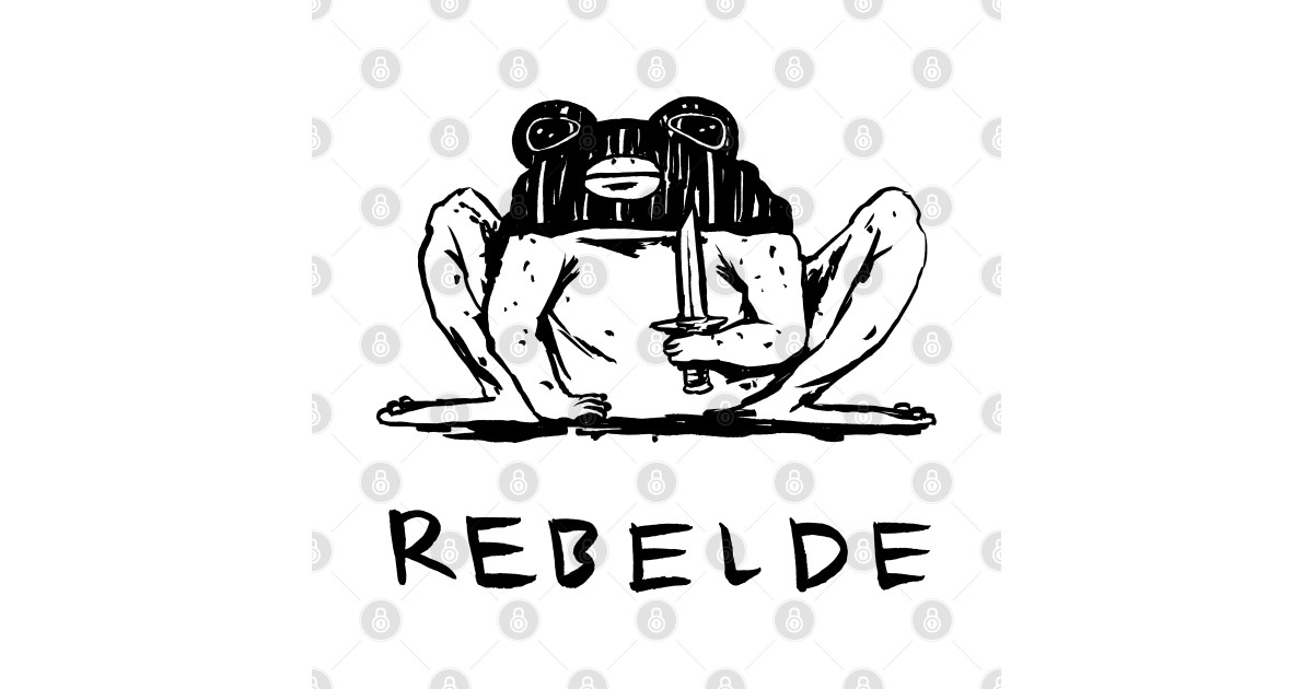 Rebel Frog - Frog - T-Shirt | TeePublic