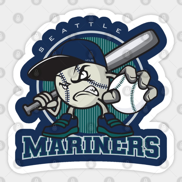 Seattle Mariners Baseball - Seattle Mariners - Sticker | TeePublic