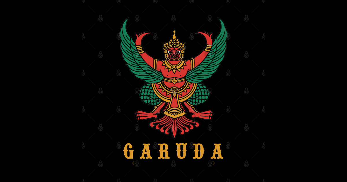 The Garuda - Garuda - Sticker | TeePublic